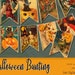 Halloween Printable Bunting, Halloween Bunting, Vintage Bunting, Retro ...