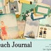 Beach Journal, Ocean Kit Printable, Scrapbook, Digital, Printable ...