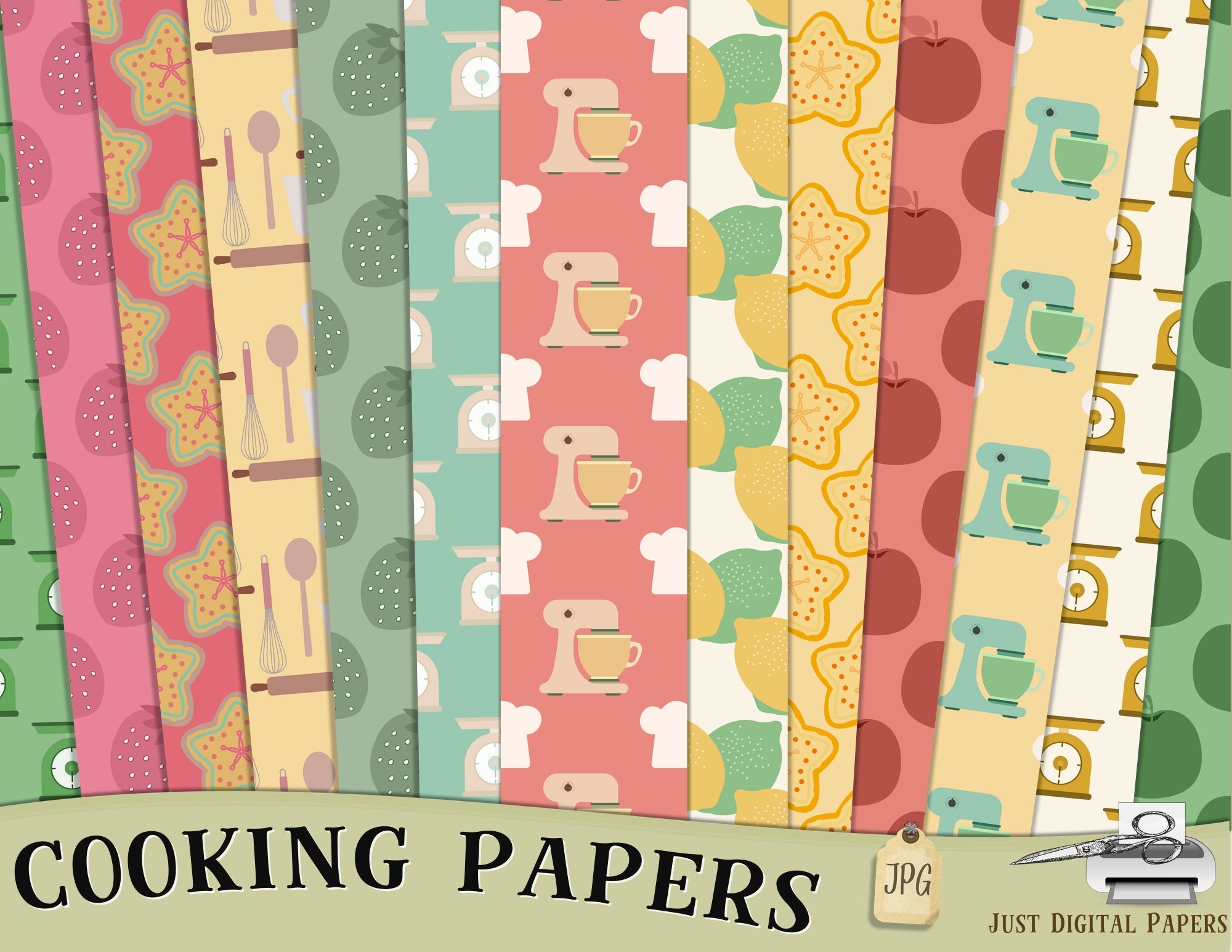 Cooking Papers Baking Papers Food Papers Fruit Paper - Etsy Australia