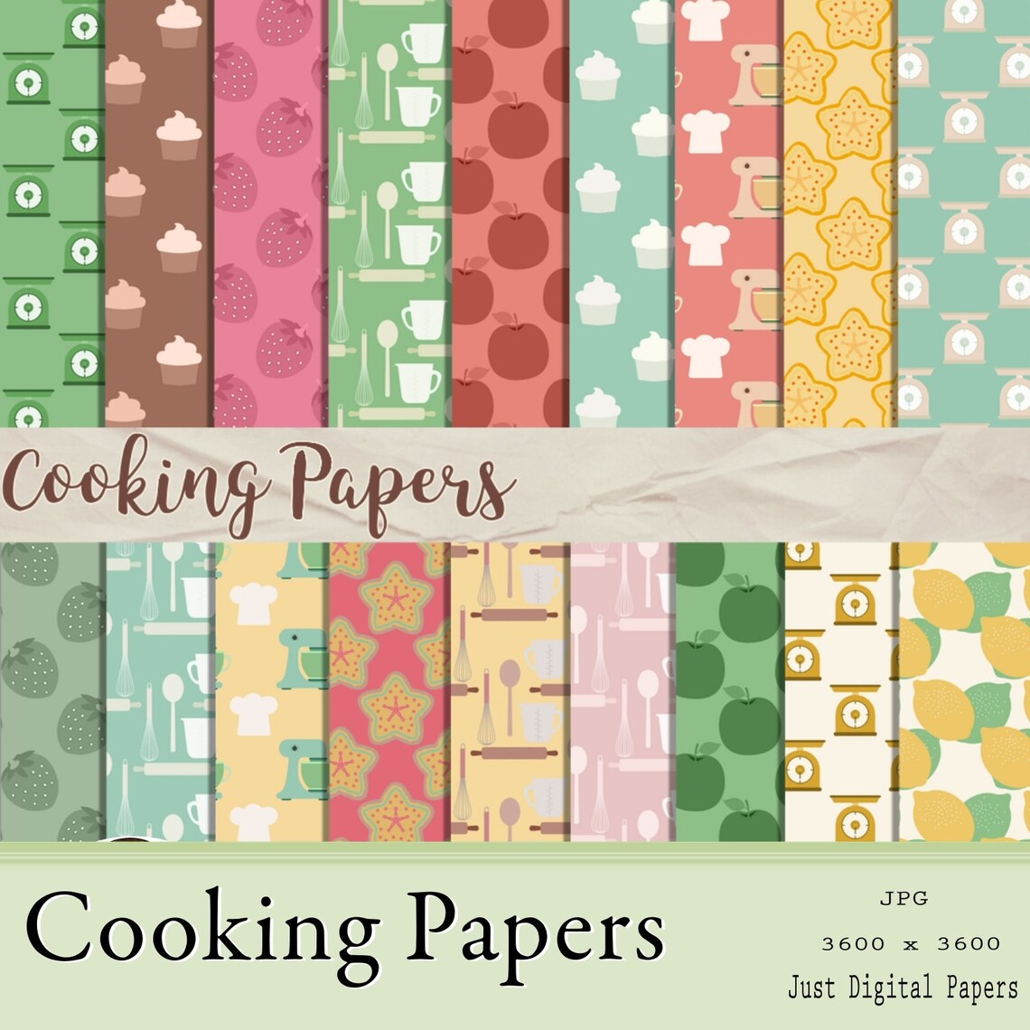 Cooking Papers Baking Papers Food Papers Fruit Paper - Etsy Australia