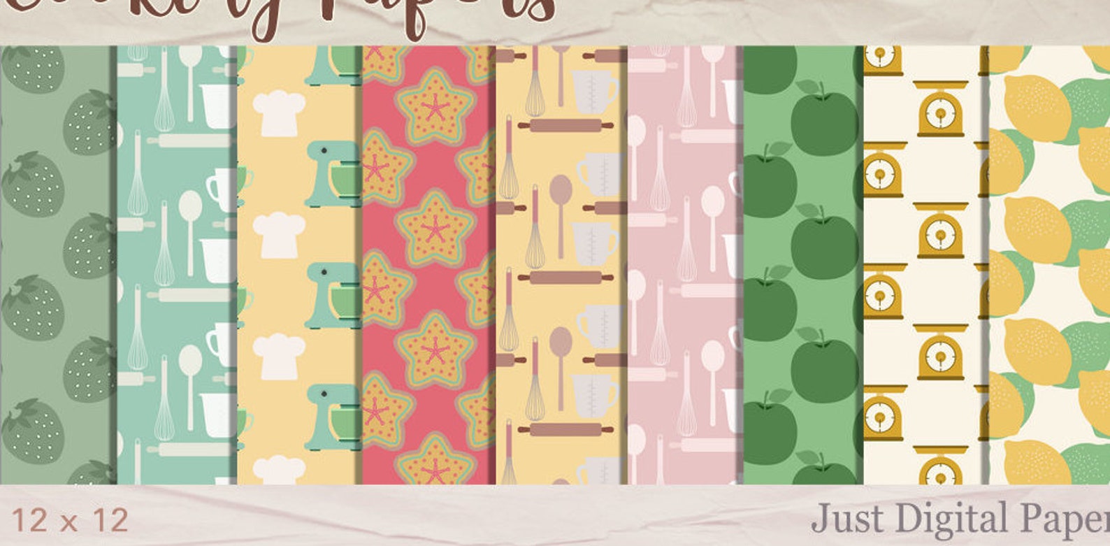 Cooking Papers Baking Papers Food Papers Fruit Paper - Etsy Australia