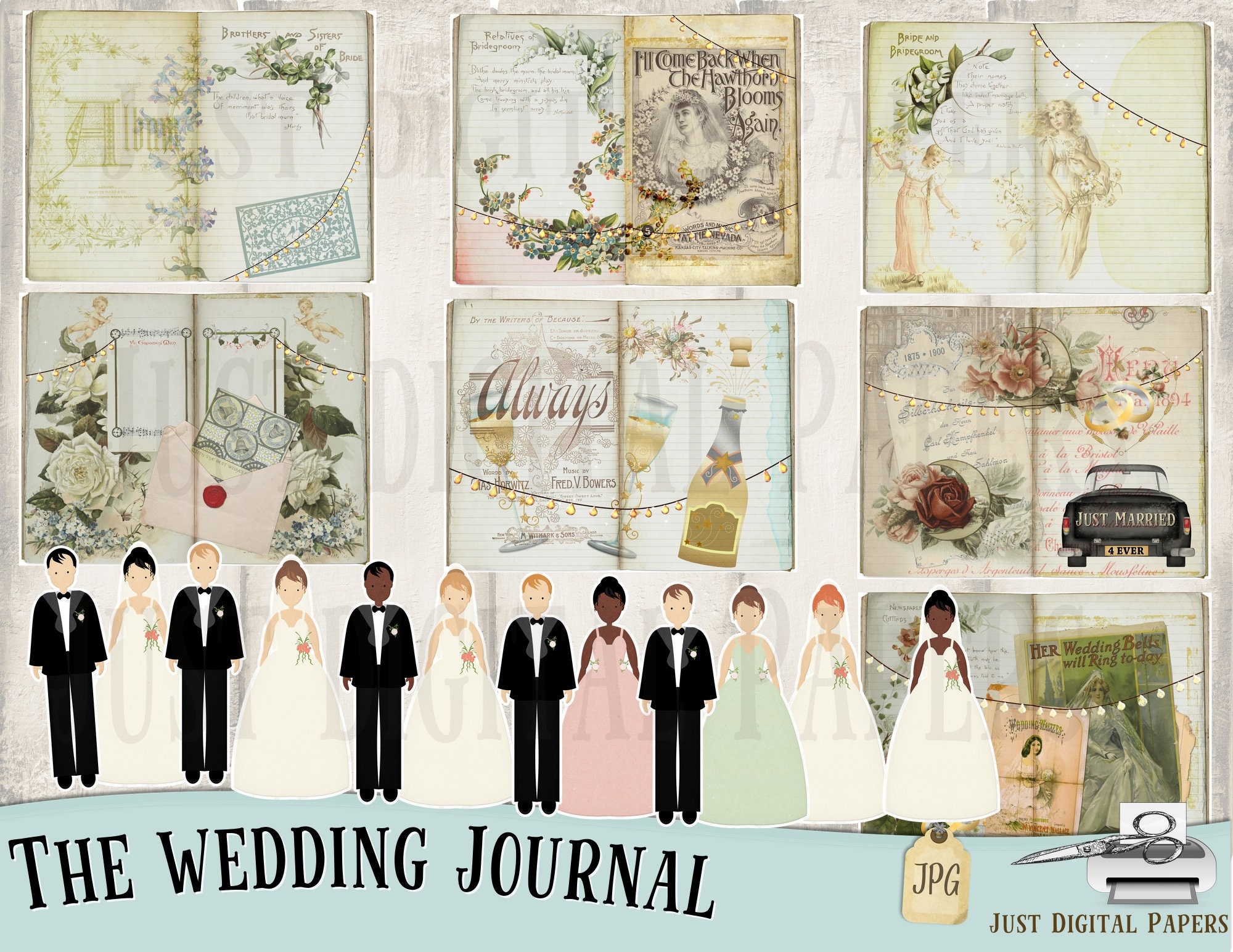 Wedding Journal Marriage Journal Memory Journal Love | Etsy Australia