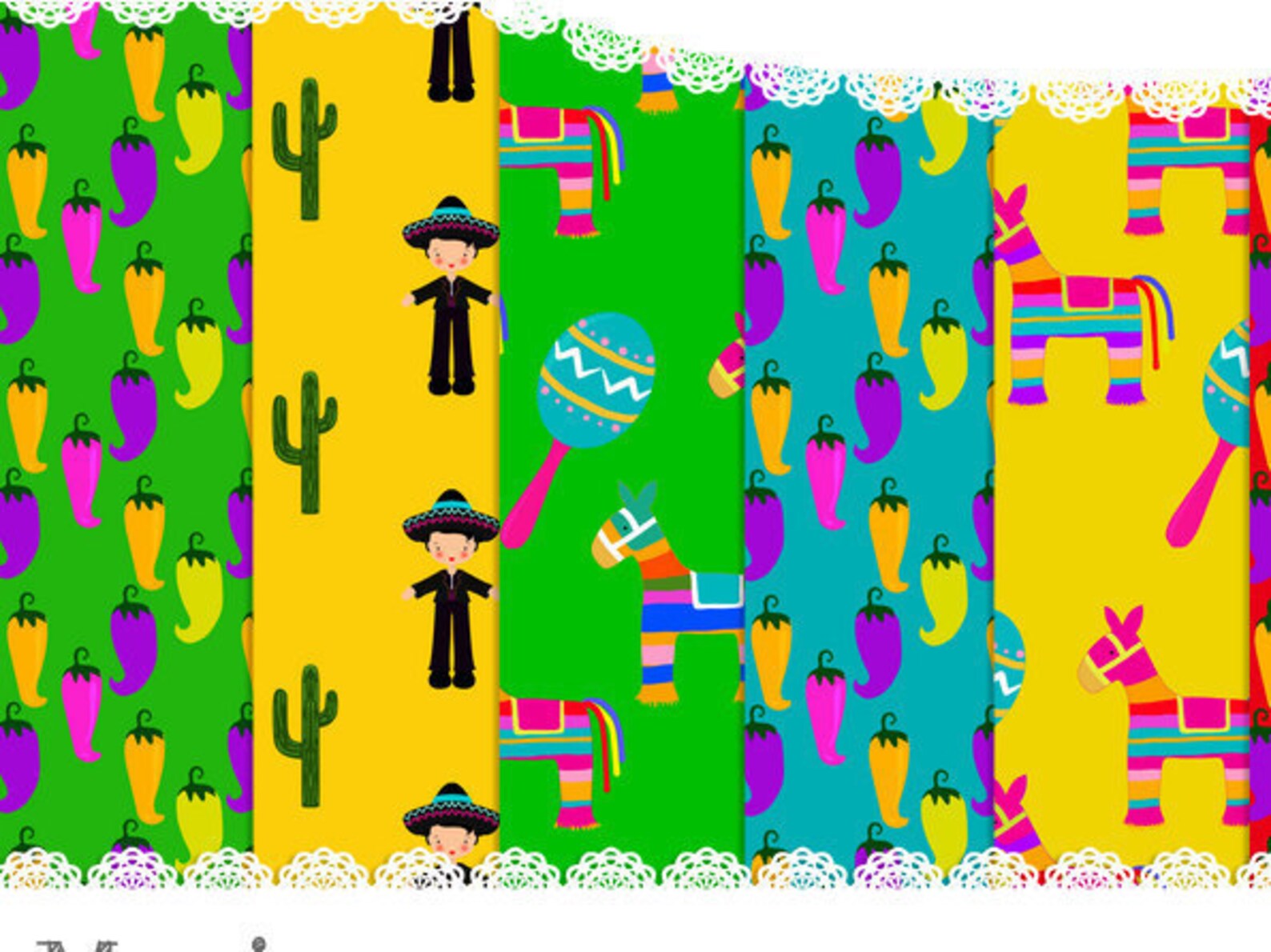 Mexico Paper Mexican Paper Fiesta Paper Party Paper - Etsy