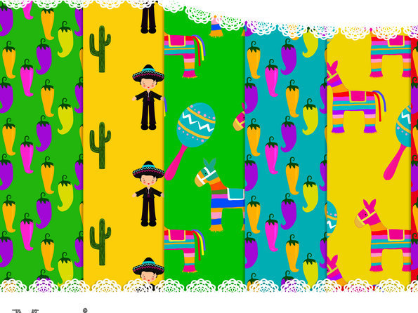 Mexico Paper Mexican Paper Fiesta Paper Party Paper - Etsy