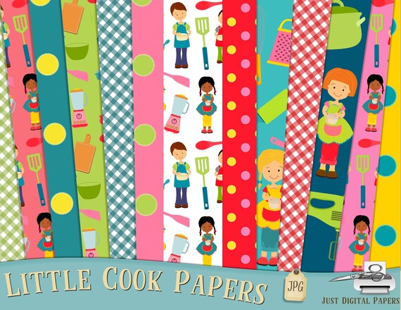 Little Cook Papers Cooking Papers Baking papers Food | Etsy