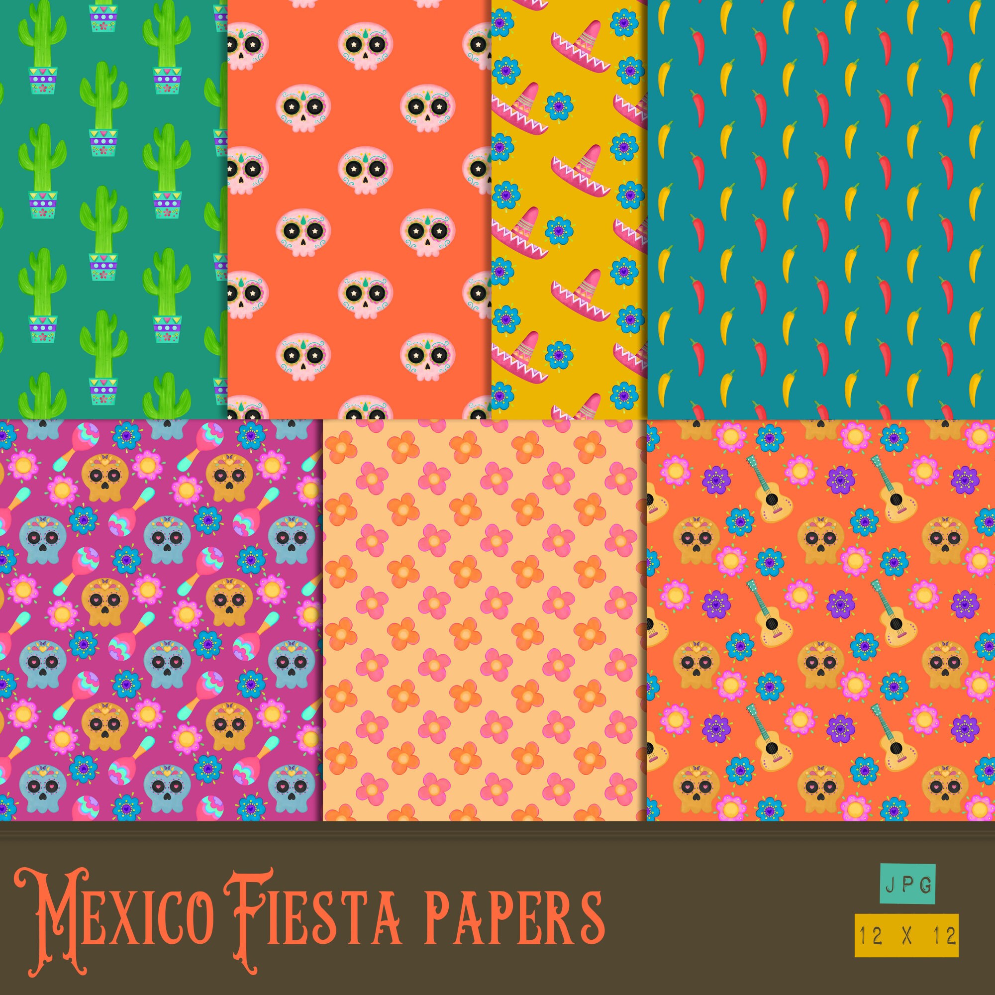 Mexico Paper Mexican Fiesta Paper Mexican Bunting - Etsy Australia