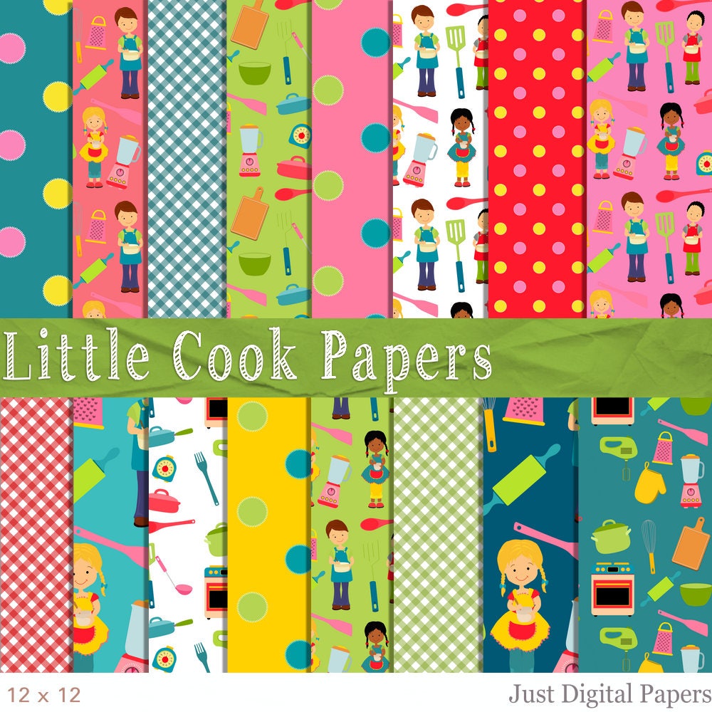 Little Cook Papers, Cooking Papers, Baking Papers, Food Papers ...