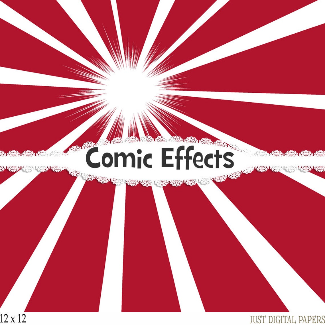 Comic Book Papers Cartoon Papers Dot Papers Black and White | Etsy