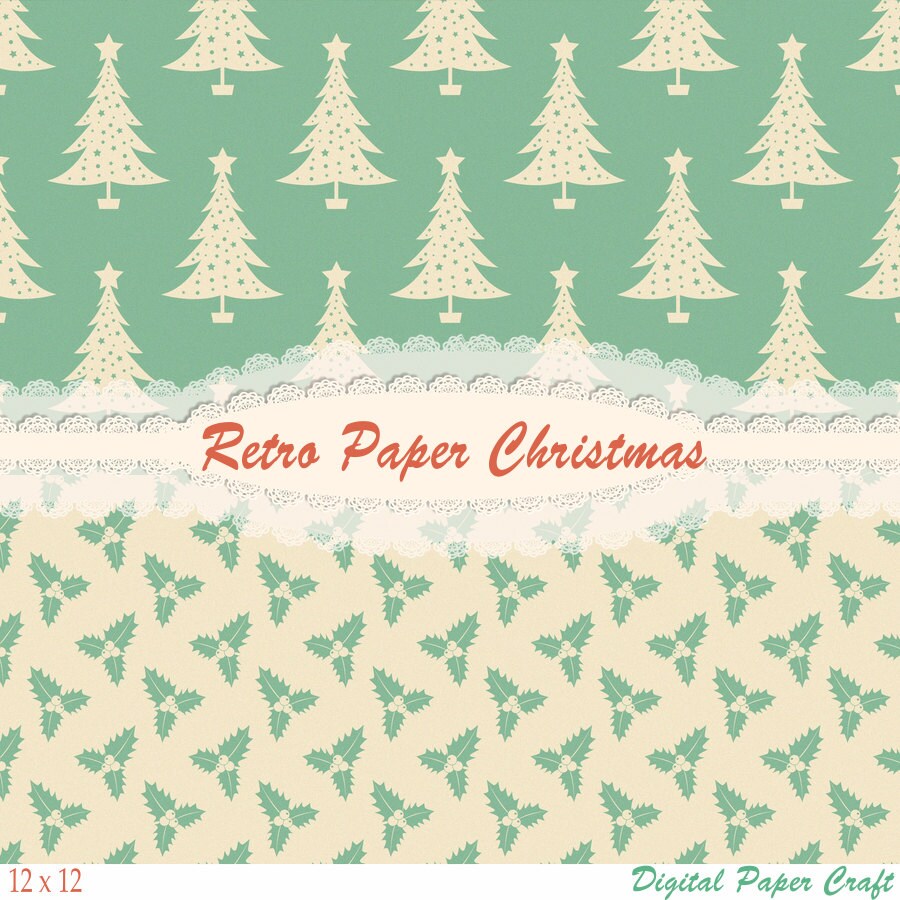 Retro Christmas Papers Vintage Christmas 70s Christmas - Etsy Australia