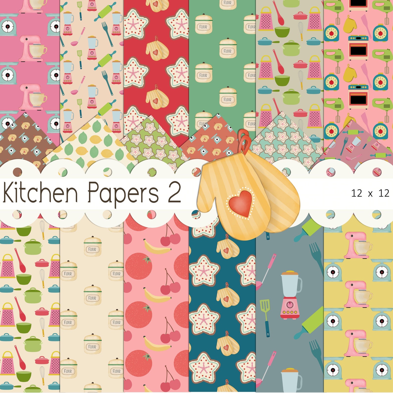 Cooking Papers 2 Baking Papers Food Papers Fruit Paper - Etsy