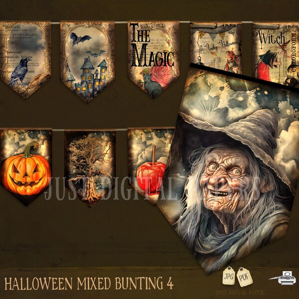 Halloween Bunting - Etsy