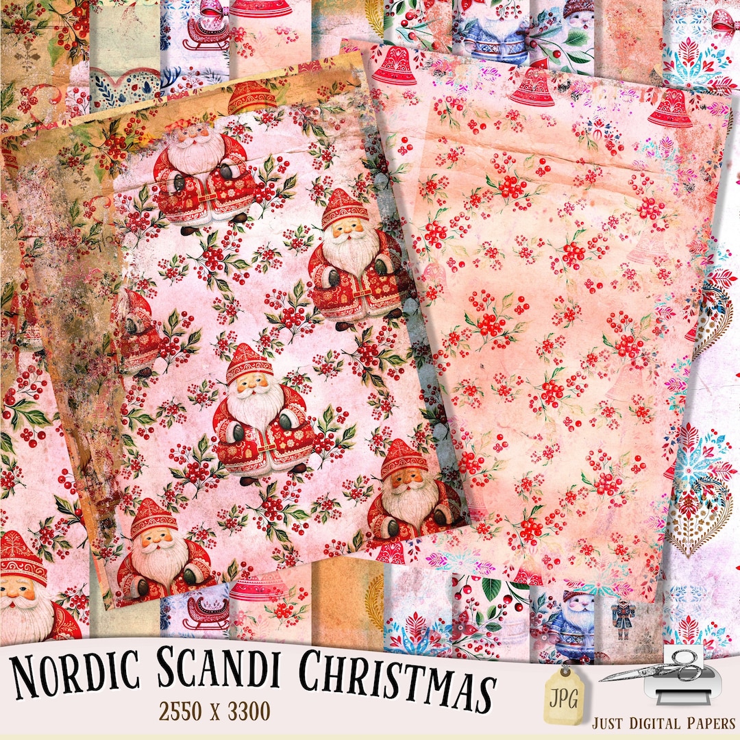 Journal, Scandinavian Journal, Nordic Scrapbook, Papers, Scandinavian ...