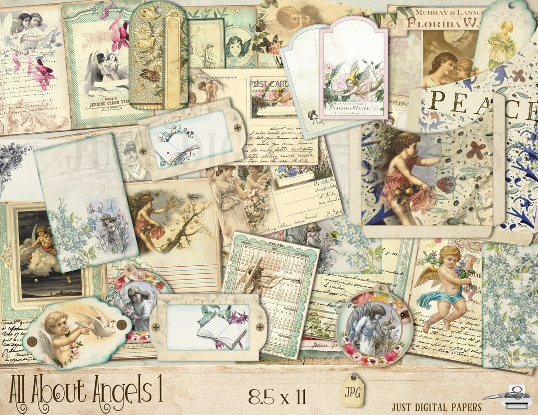 Angel Journal, Celestial Journal, Heaven Journal, Christian Scrapbook ...