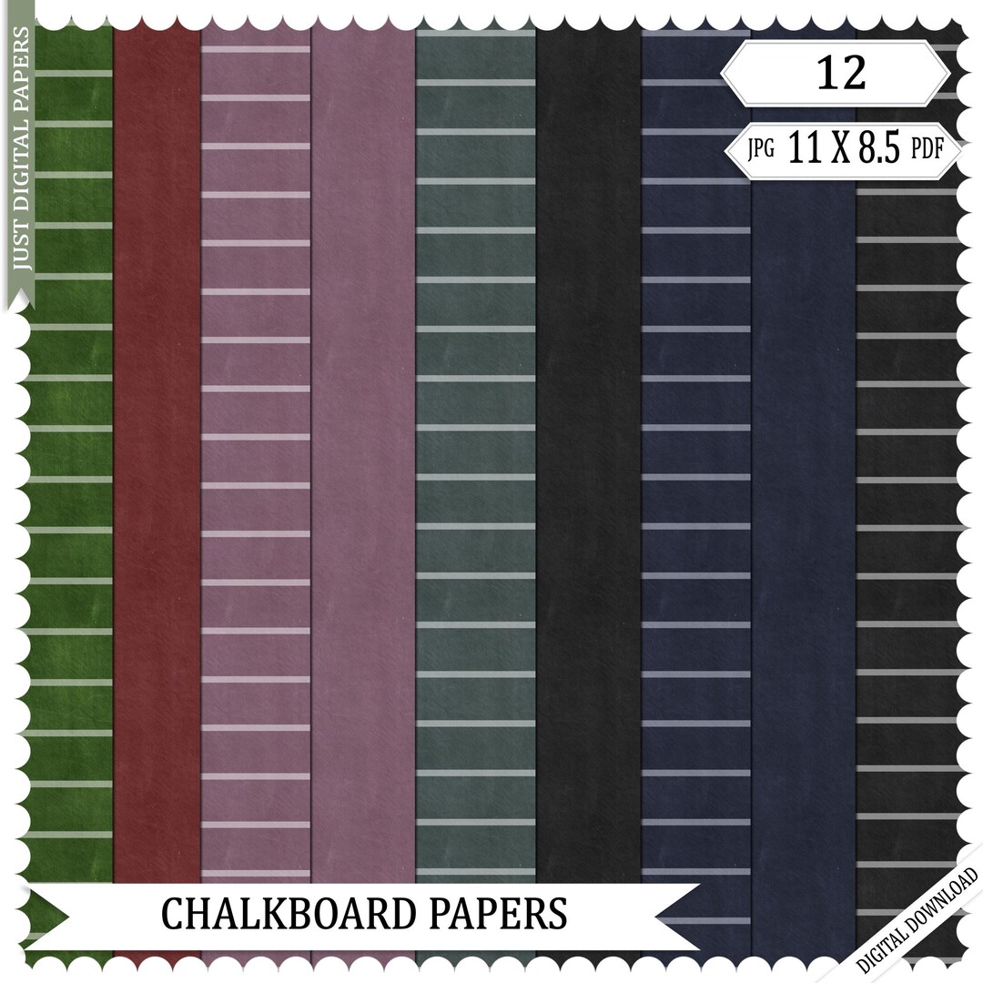 Chalkboard Papers, Blackboard Papers, School Papers, Old Fashioned ...
