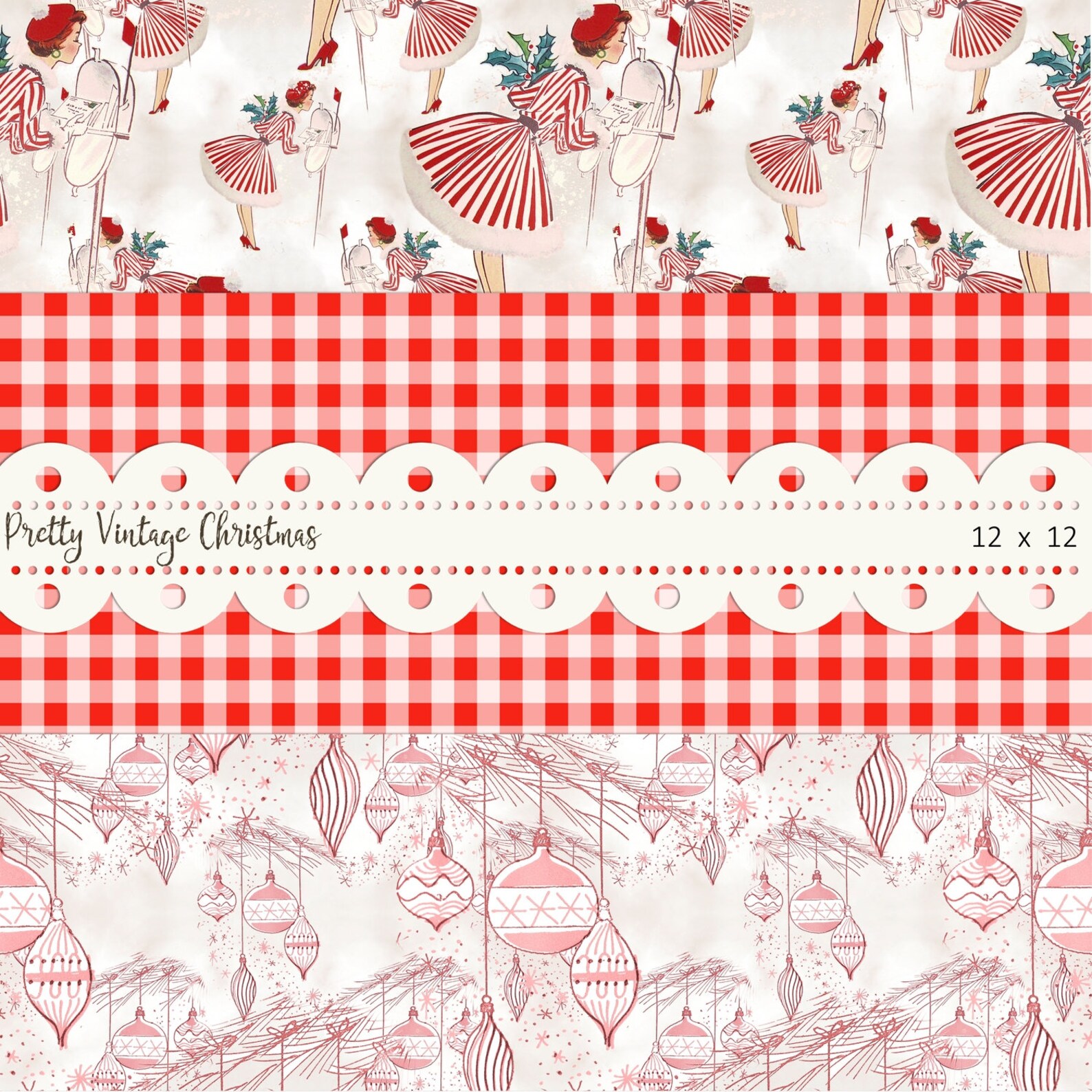 Vintage Christmas,papers Retro Christmas Papers, Christmas Paper ...