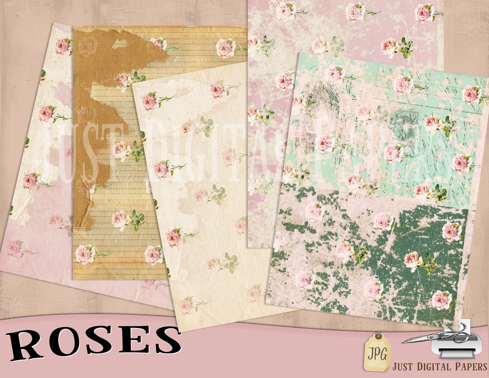 Rose Journal Flower Journal Garden Journal Romance - Etsy Australia