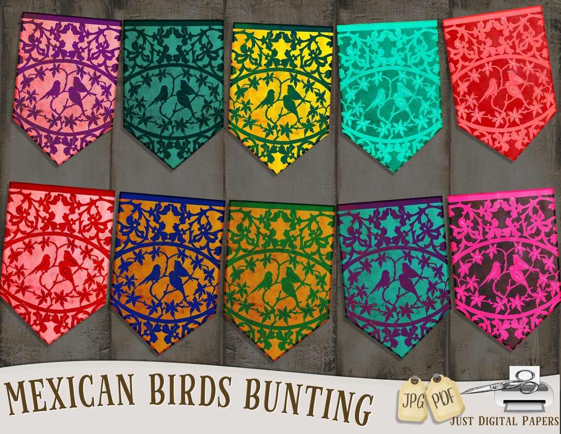 Mexican Bunting Fiesta Bunting Party Bunting Festival - Etsy Australia