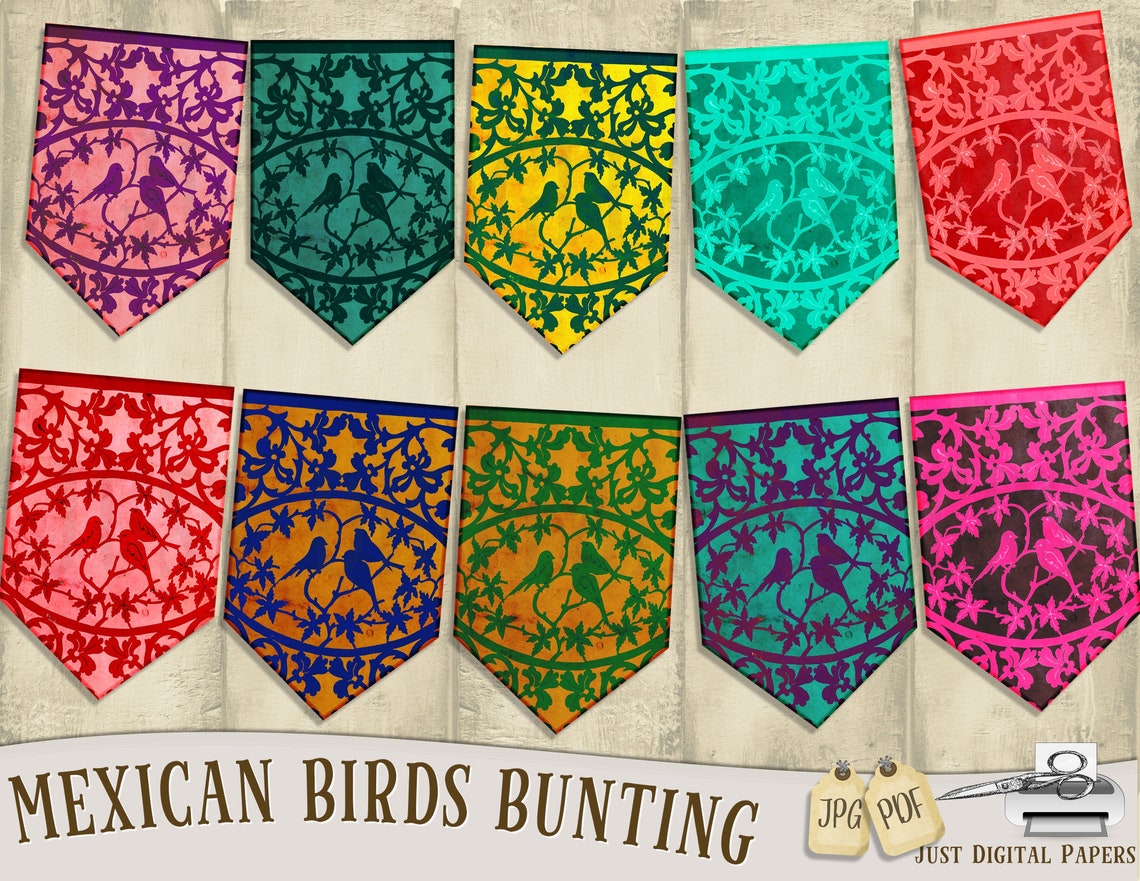 Mexican Bunting Fiesta Bunting Party Bunting Festival - Etsy Australia