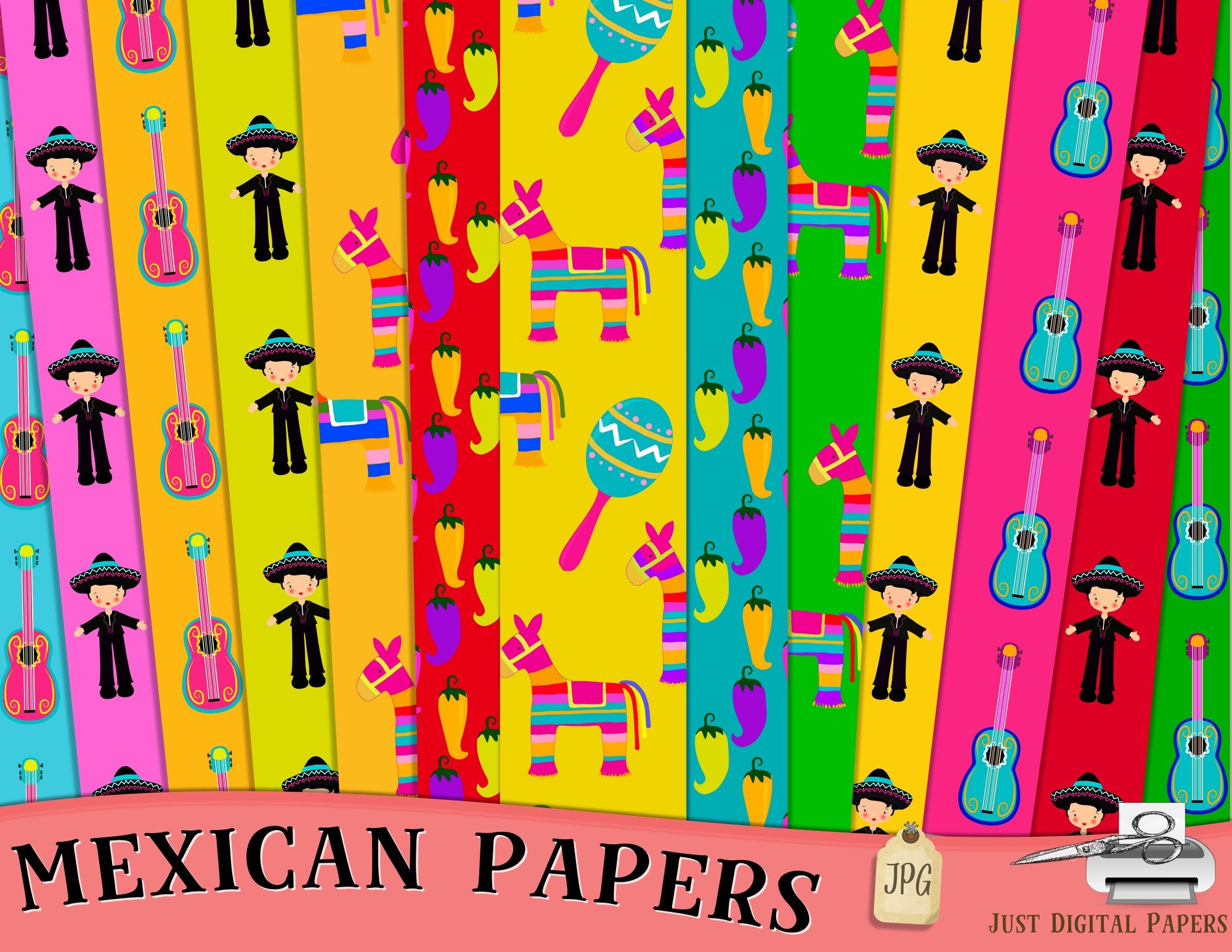 Mexico Paper Mexican Paper Fiesta Paper Party Paper - Etsy Australia