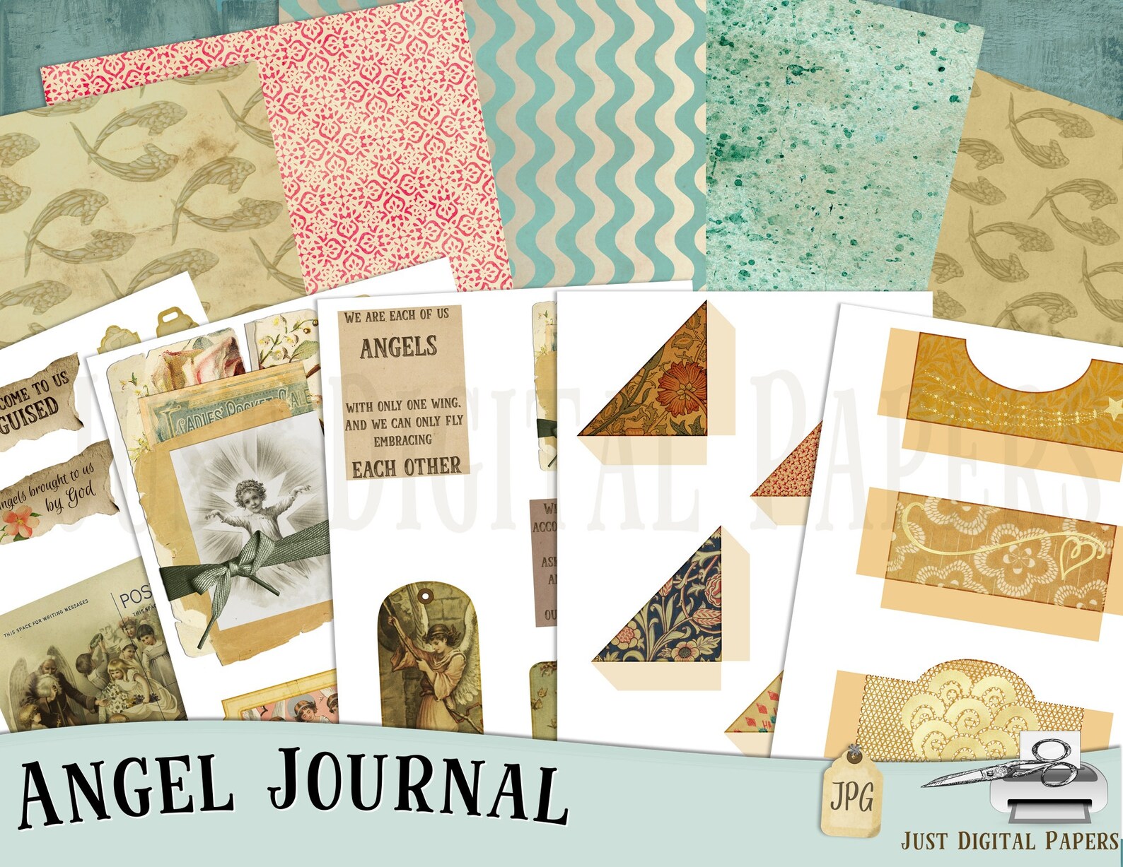 Angel Journal Celestial Journal Memory Journal Christian - Etsy Australia