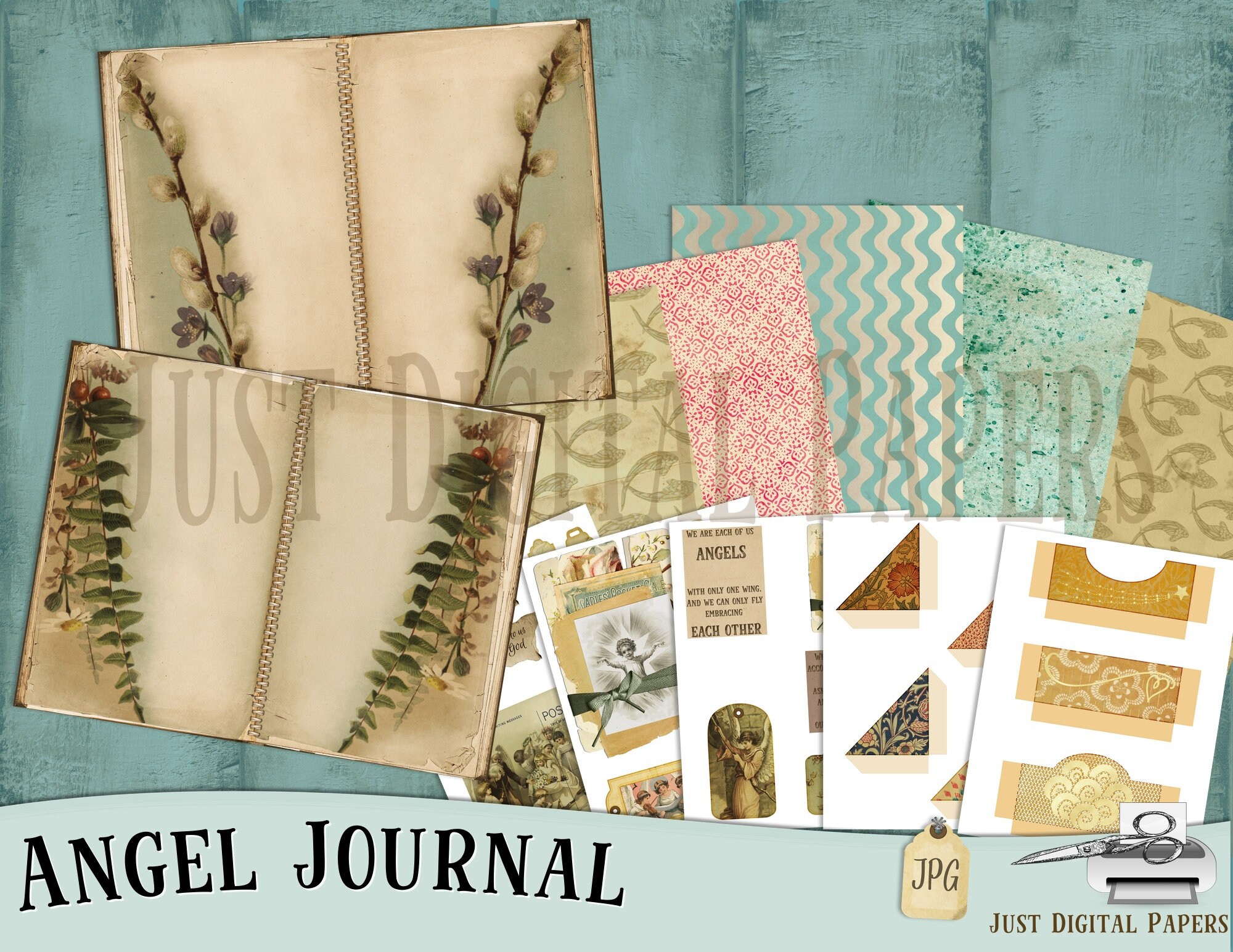 Angel Journal Celestial Journal Memory Journal Christian - Etsy Australia