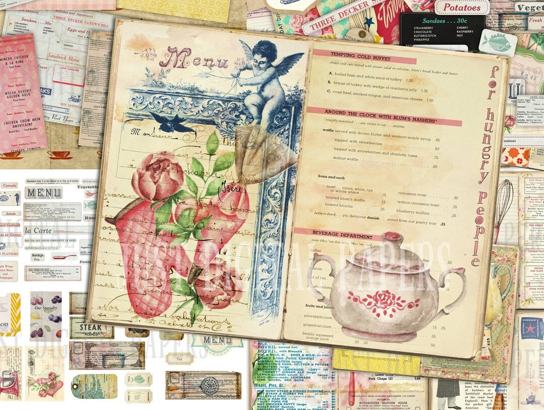 Retro Kitchen Journal, Recipe Journal, My Kitchen Journal, Kitchen ...