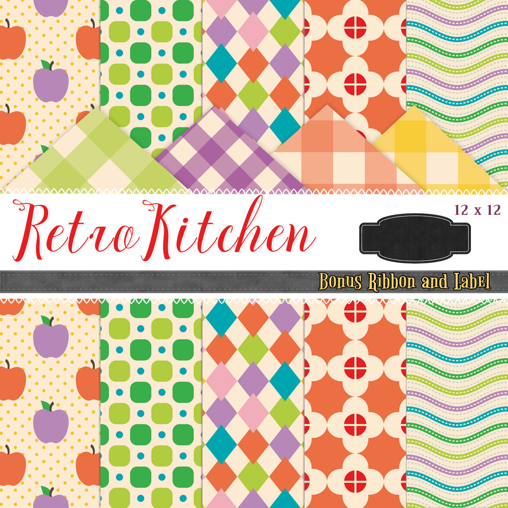 Retro Cooking Papers Baking Papers Food Papers Fruit Paper | Etsy