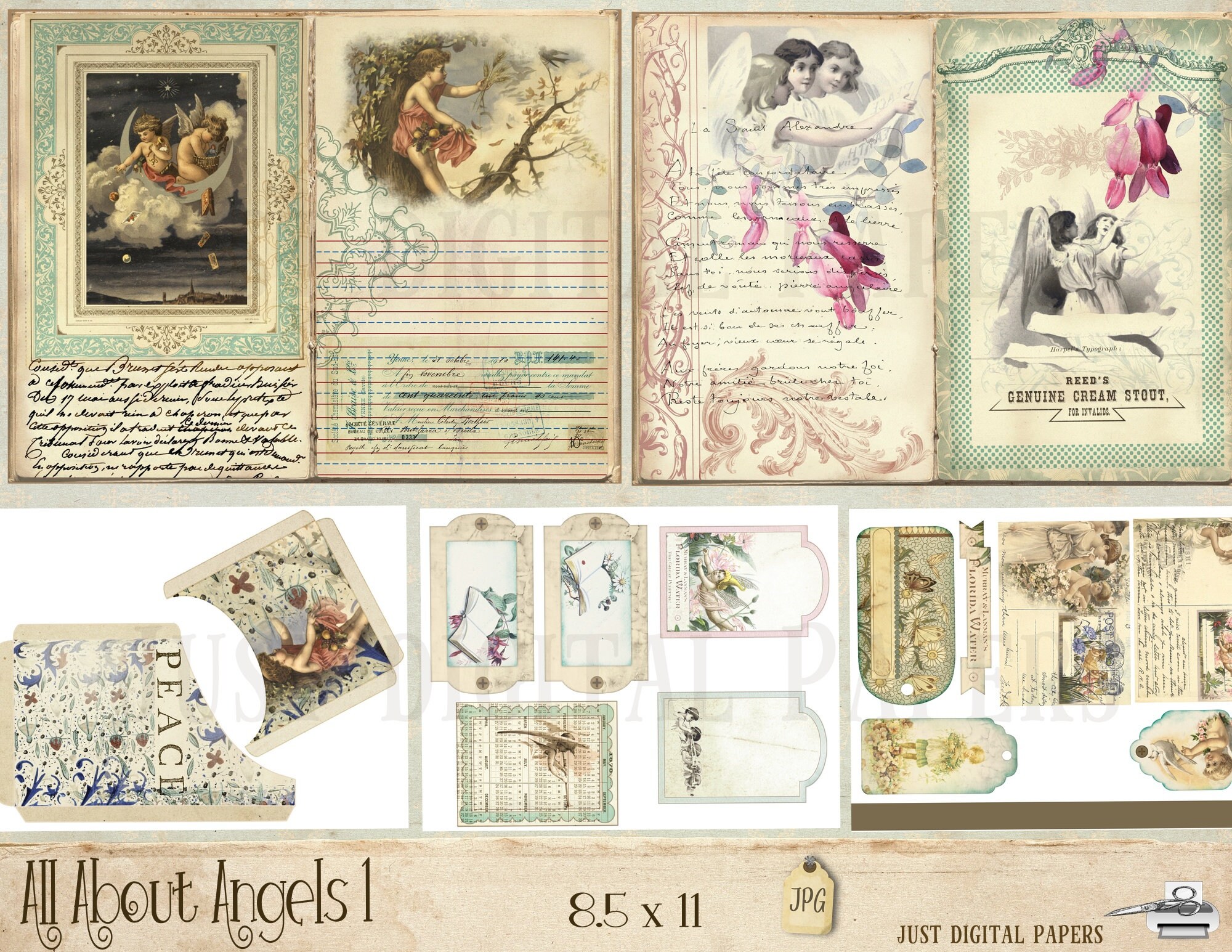 Angel Journal Celestial Journal Heaven Journal Christian - Etsy