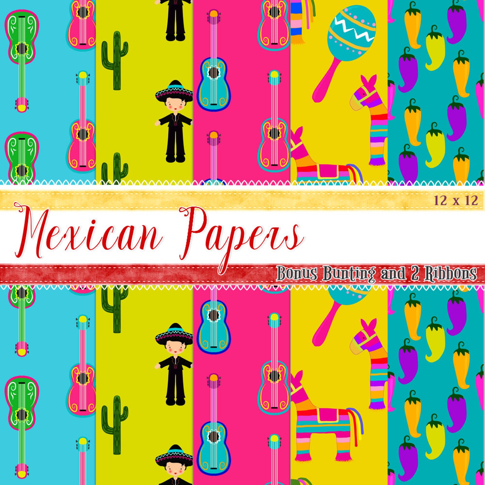 Mexico Paper Mexican Paper Fiesta Paper Party Paper - Etsy