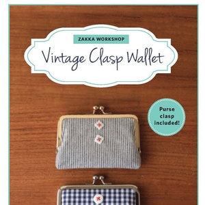Vintage Clasp Wallet Sewing Pattern From Zakka Workshop BRAND NEW ...