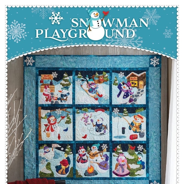 Snowman Quilt - Etsy