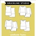 Uniform Tunic Sewing Pattern, Sizes 14-30, From Grainline Studio LLC ...