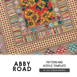 Abby Road Quilt Pattern With Acrylic Template From Jen Kingwell Designs ...