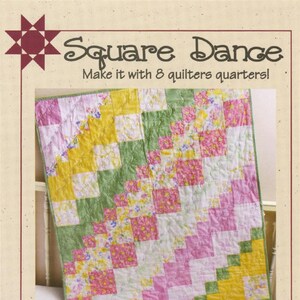 Square Dance Quilt Quilting Pattern, From Bits 'N Pieces BRAND NEW ...