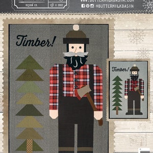 TIMBER! Lumberjack Quilt Quilting Pattern From Buttermilk Basin BRAND ...