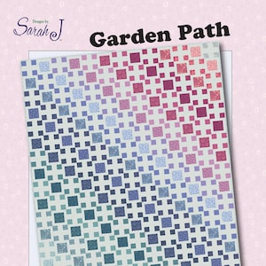 Garden Path Quilt Quilting Pattern, From Designs by Sarah J BRAND NEW ...