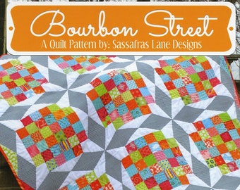 Bourbon Street Quilt PATTERN Booklet by Sassafras Lane Designs - Etsy