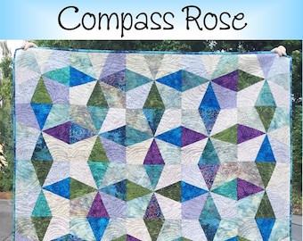 Rose Quilt Pattern | Etsy