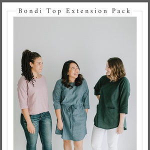 The Bondi Top Blouse Expansion Pack Sewing Pattern, From Sew to Grow ...