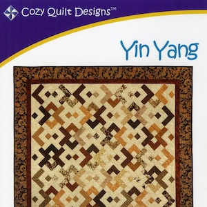 Yin Yang Quilt Quilting Pattern From Cozy Quilt Designs BRAND NEW ...