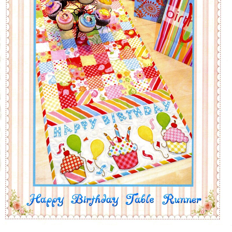 Birthday Table Runner - Etsy