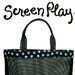 Screen Play 1, Vinyl Mesh Tote Bag Sewing Pattern, 4 Sizes From Nancy ...