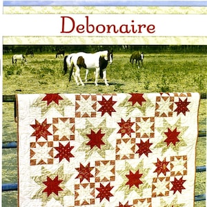Debonaire Pieced Quilt Quilting Pattern, by Rachel Griffith, From It's ...