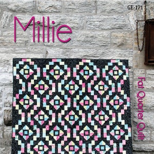 Millie Quilt Pieced Quilting Pattern From G.E. Quilt Designs BRAND NEW ...
