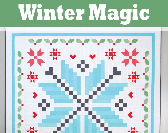 Snowflake, A Quilt Pattern by Modern Handcraft, Three Versions - Etsy