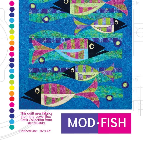 Fish Quilt - Etsy