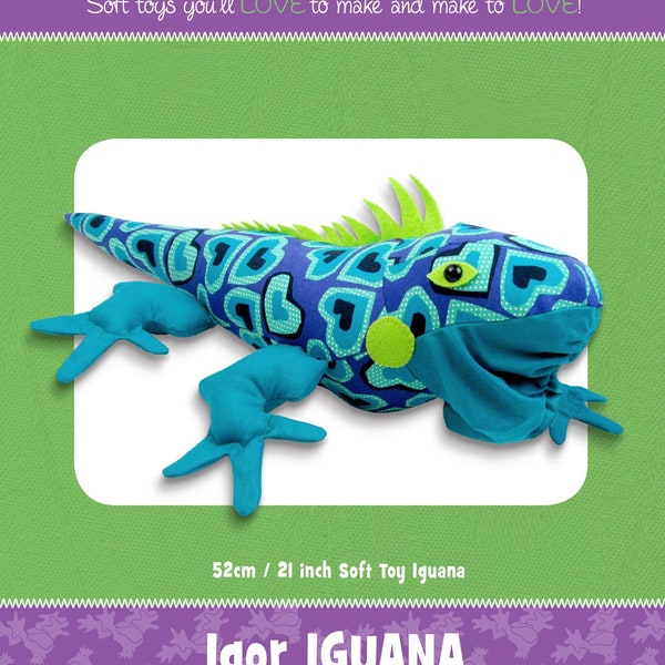 Lizard Plush Pattern - Etsy