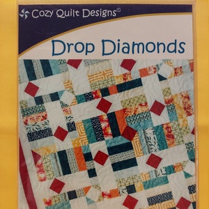 Drop Diamonds Quilt Quilting Pattern, From Cozy Quilt Designs NEW ...
