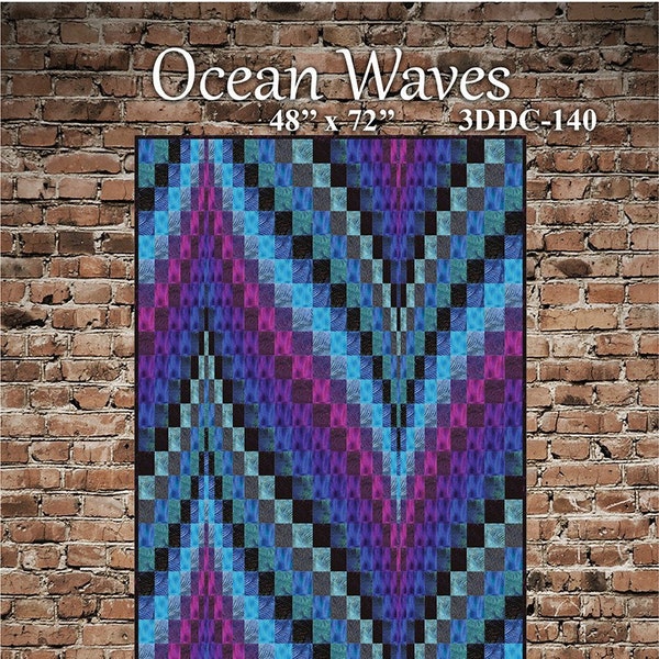 Ocean Wave Quilt Pattern - Etsy