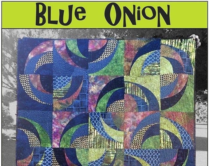 Blue Onion Quilt Quilting Pattern From Saginaw Street Quilts - Etsy